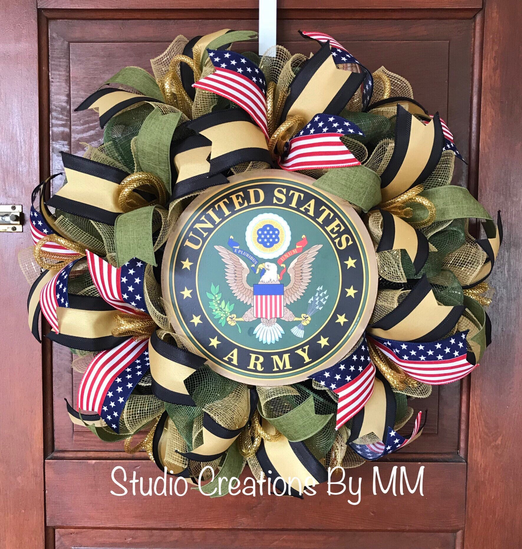 Army Wreath US Army Military Wreath Veterans Day Military | Etsy