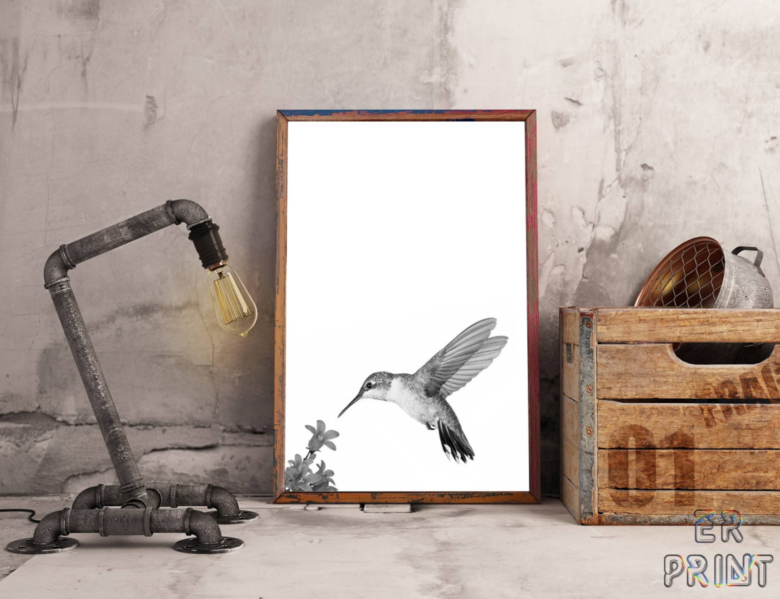 Hummingbird Print Hummingbird Bird Print Bird Art | Etsy