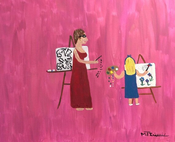 The Painting Lesson - Etsy
