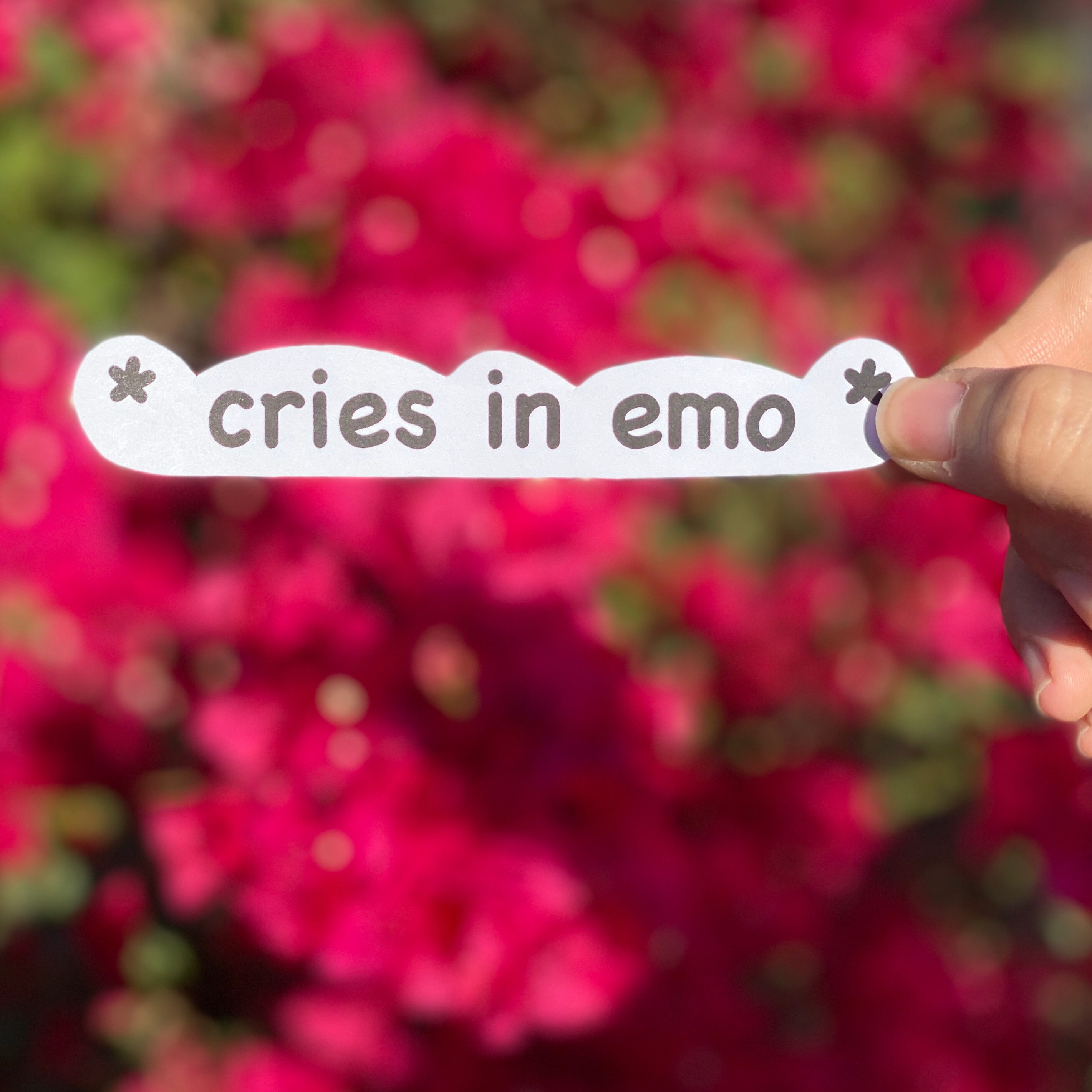 Emo Scene Vinyl Matte Sticker Set Meme Stickers Goth Sticker | Etsy