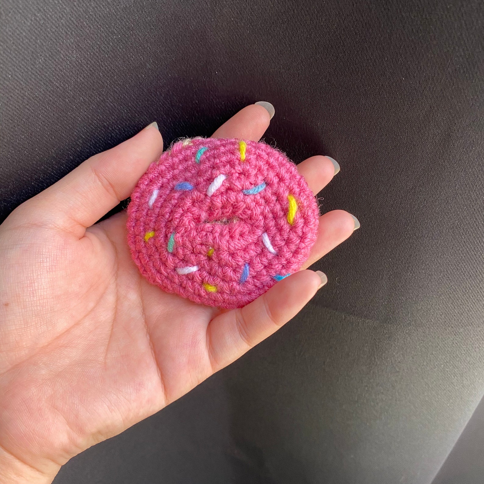 Crochet Donut Fidget Sensory Stim Toy Quiet Fidget Toy | Etsy