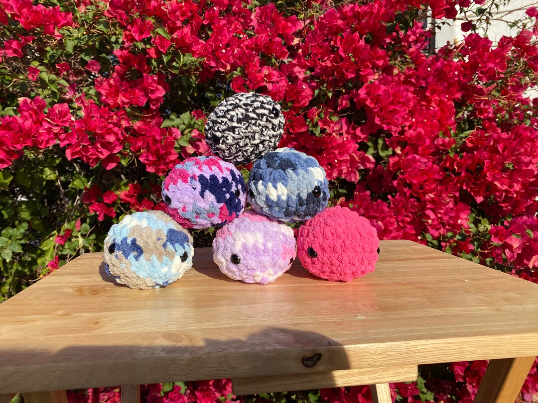Made to Order Crochet Stress Ball, Knit Fidget Toy, Squishy Stress Toy ...