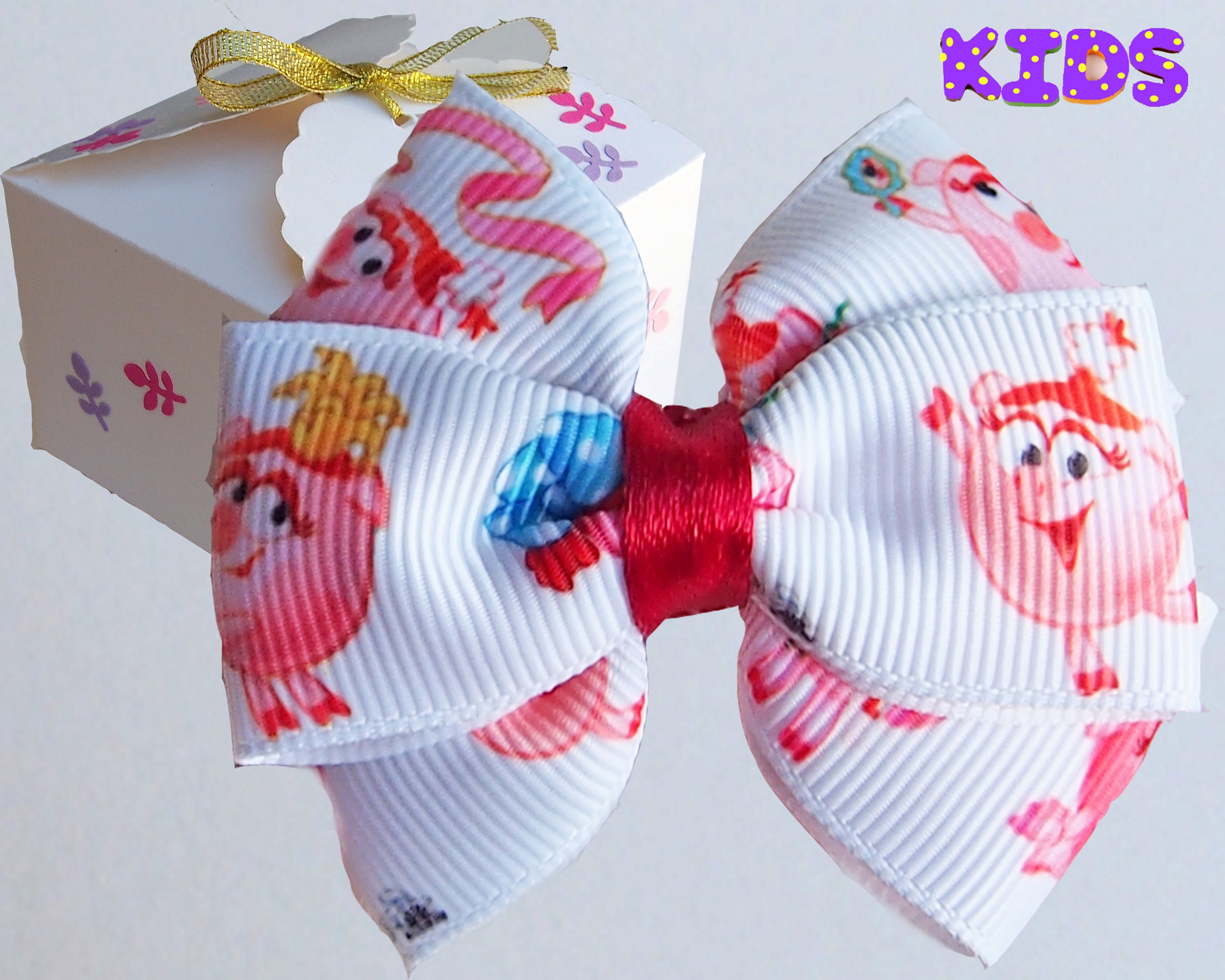 Pig Hair Bow / Pink Pig Hair Bow / Cartoon Pig Hair Bow / Cute | Etsy