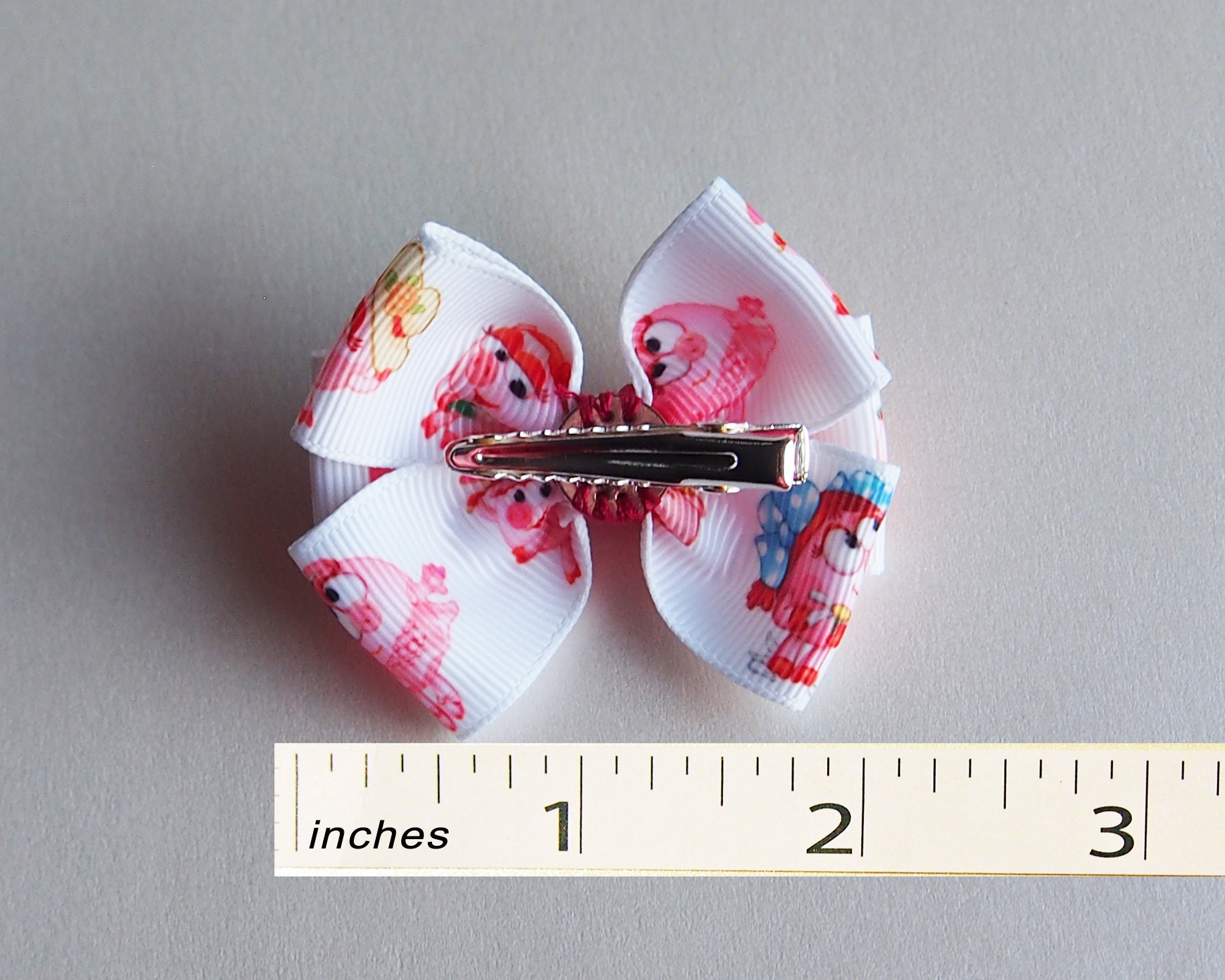 Pig hair bow / Pink pig hair bow / Cartoon pig hair bow / Cute | Etsy