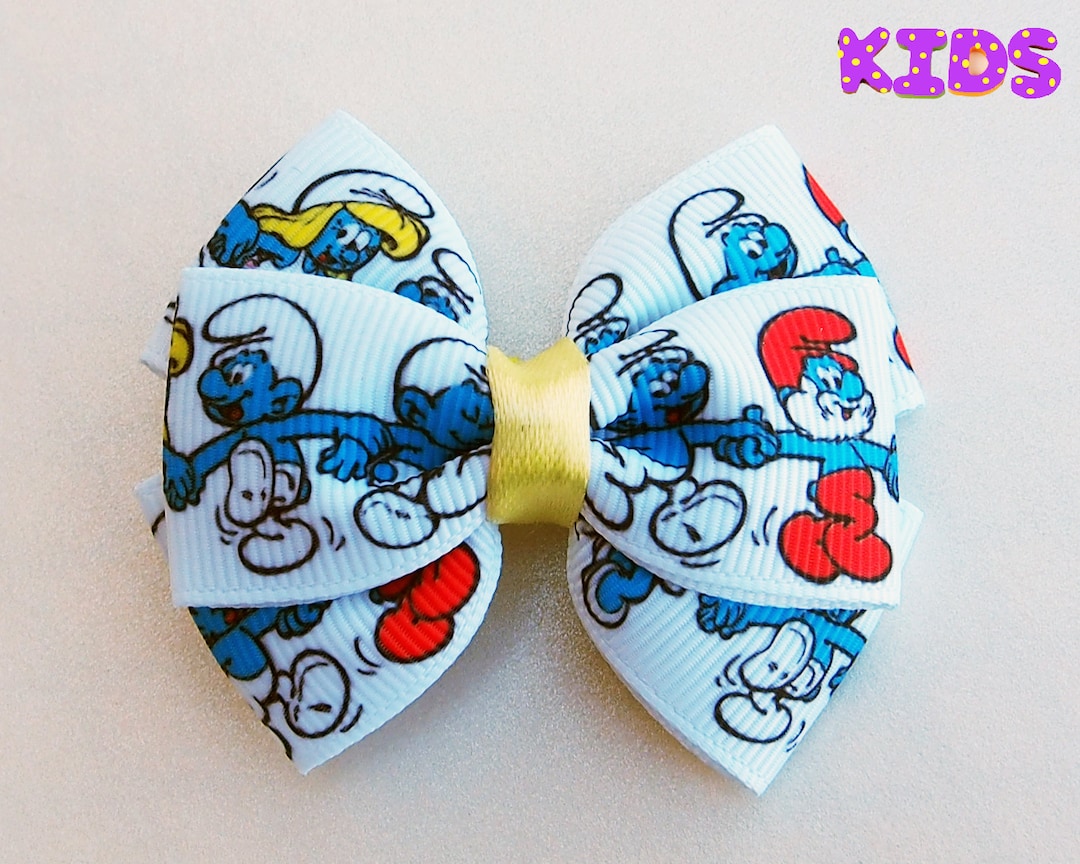 Smurfs Hair Bow / Smurfette Hair Bow / Smurfs Outfit for Girl ...