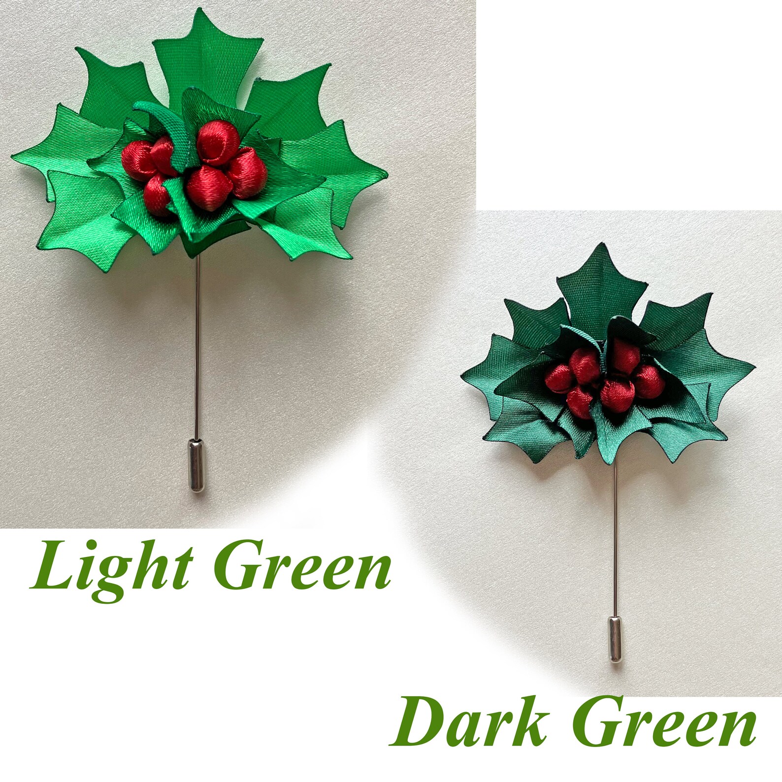 Holly Berry Lapel Pin / Holly Berry Boutonnière / Christmas Lapel Pin ...