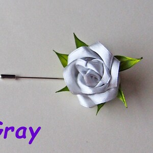 Rose Lapel Pin / Mens Lapel Pin / Mens Boutonniere / Fabric Lapel ...