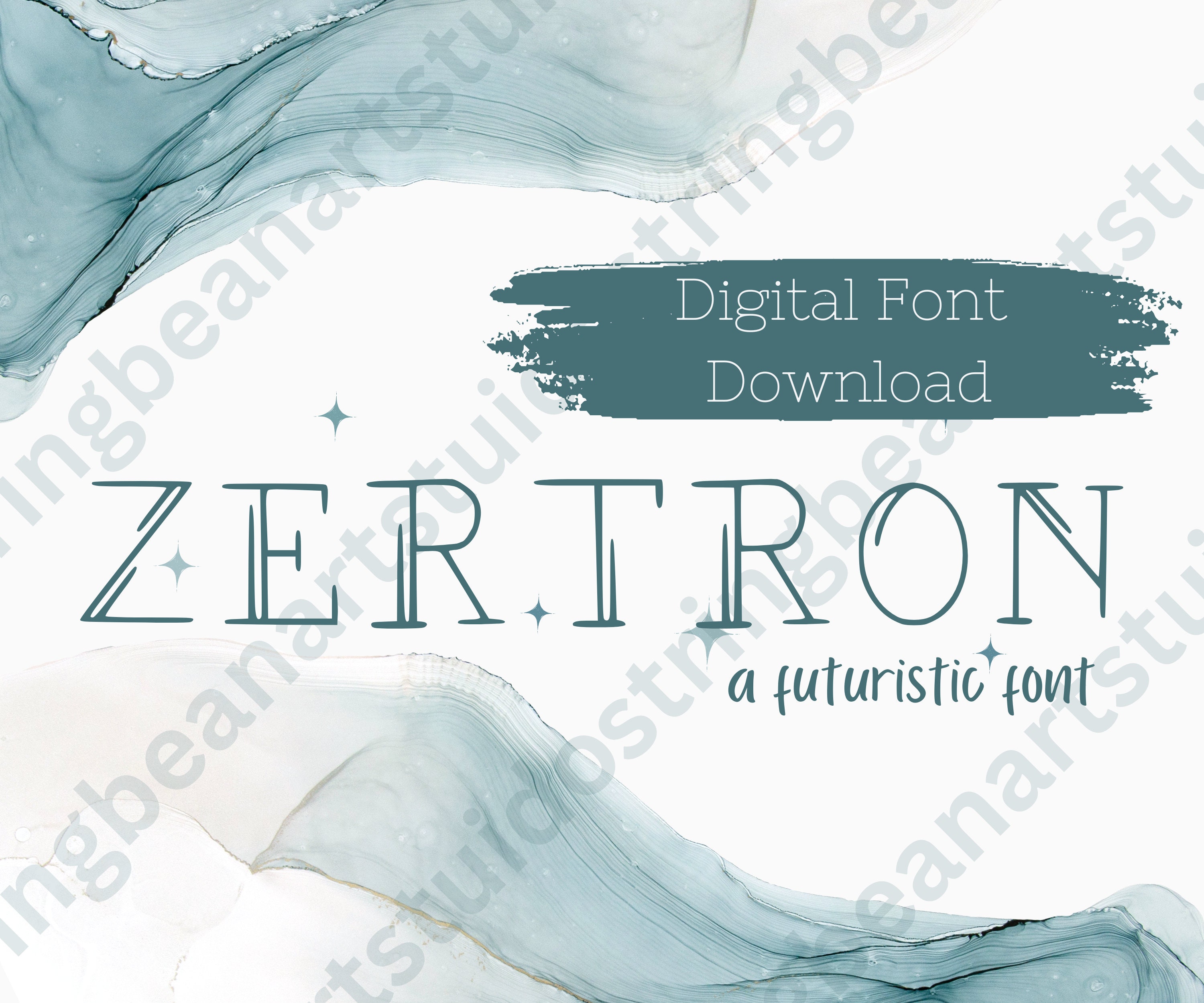 Zertron Font Digital Download Handwritten Script Font, Cricut Fonts ...