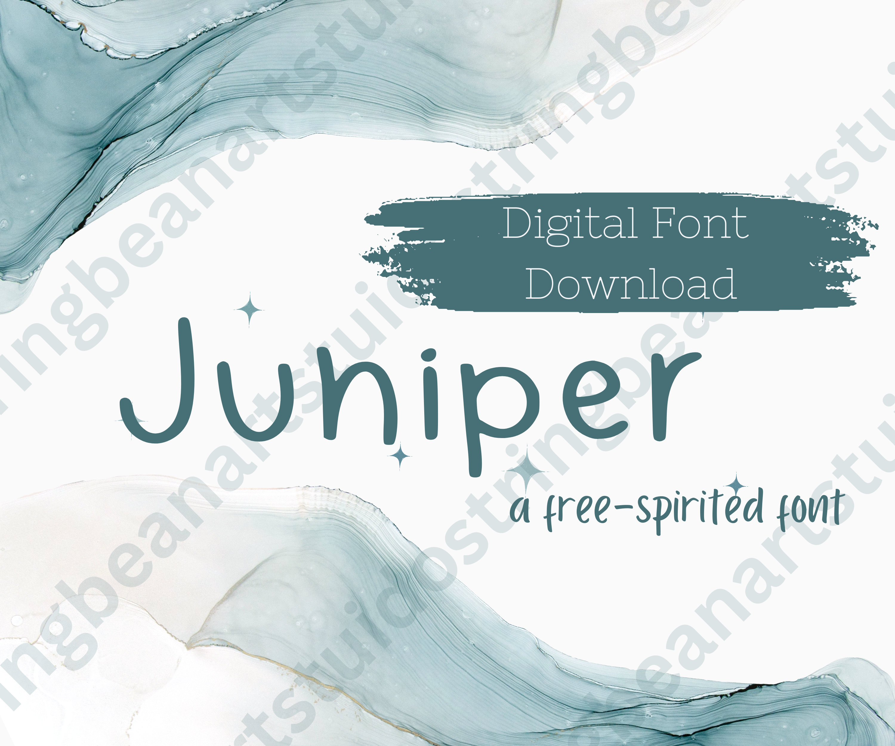 Juniper Font Digital Download Handwritten Script Font, Cricut Fonts, Calligraphr Fonts ...