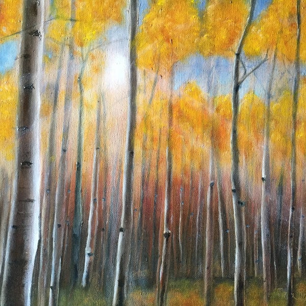 Aspen Tree Art - Etsy