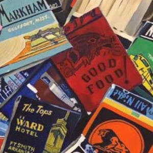 Vintage Matchbooks Fine Art Digital Print on Canvas Wall Art - Etsy