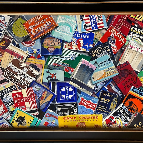 Vintage Art Matchbooks - Etsy