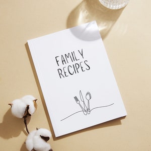 PRINTABLE: Family Recipe Book, Recipe Book Template, Recipe Template ...