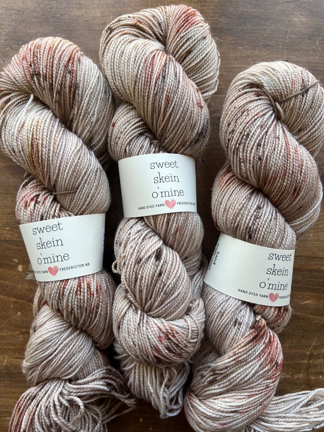 Hand Dyed Sock Yarn sticks & Stones - Etsy