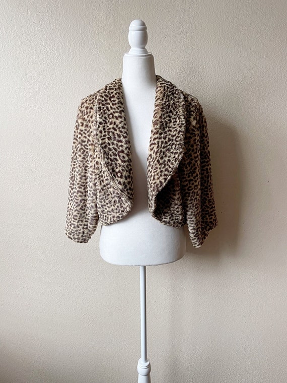 vintage 80s glam leopard - Gem