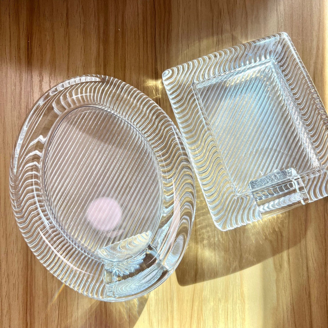 Mikasa Crystal Standing Picture Frames Set of 2 - Etsy