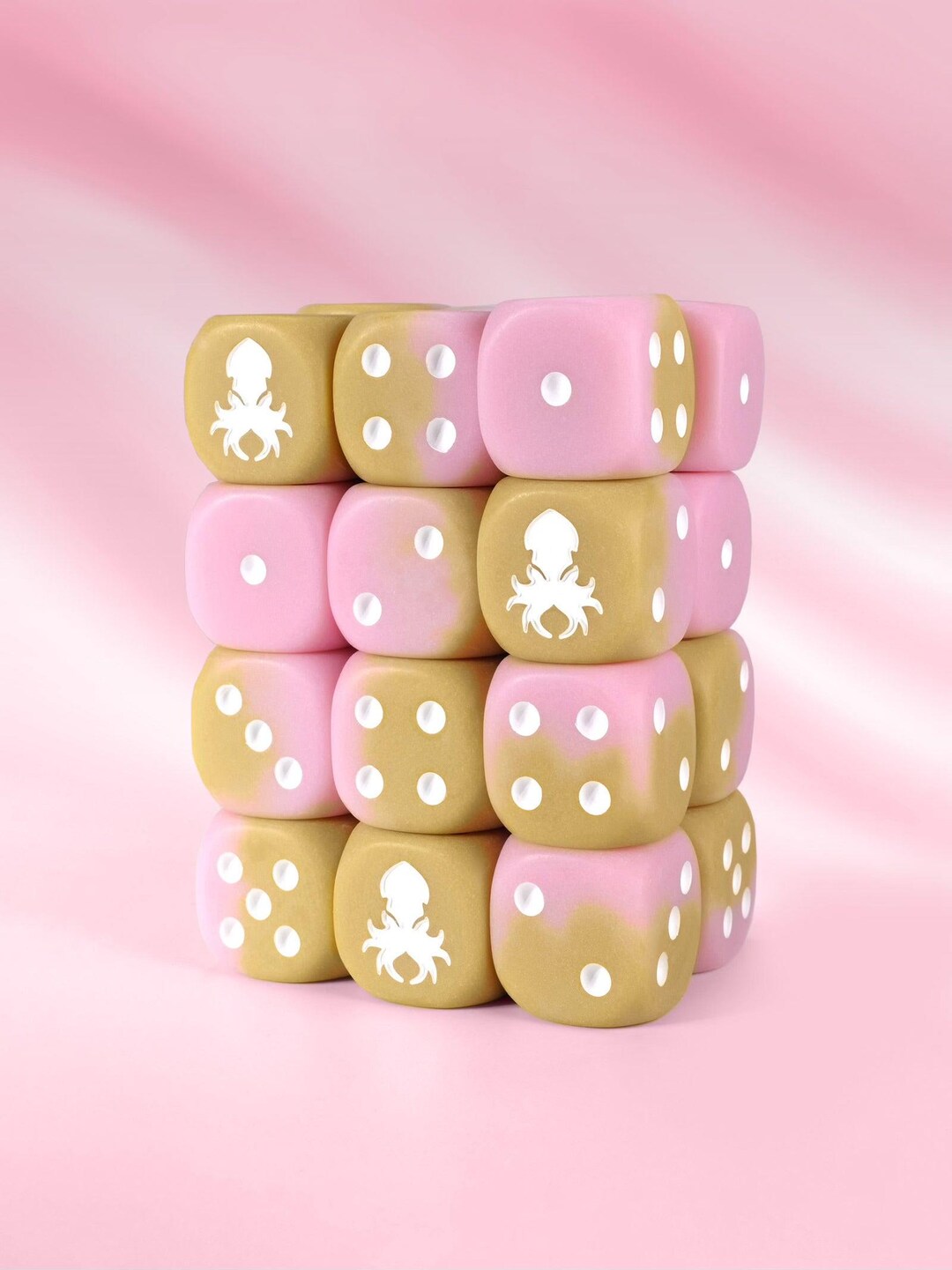 Strawberry Cold Foam D6 With Pips Dice Set - Etsy