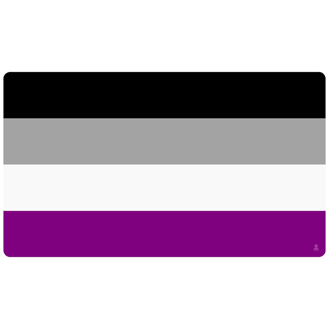 Asexual Pride Flag Game Mat Ideal for Magic the Gathering, Pokemon ...