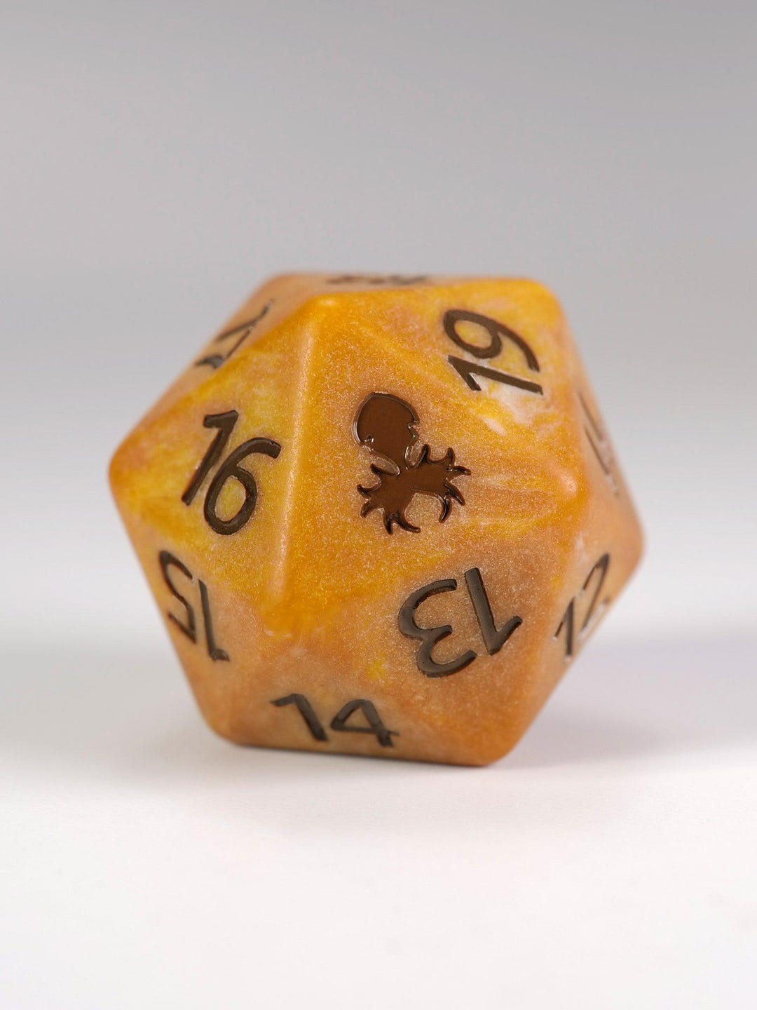Caramel Latte Matte Spindown D20 for MTG | CCG Counters, Roll Down D20 ...