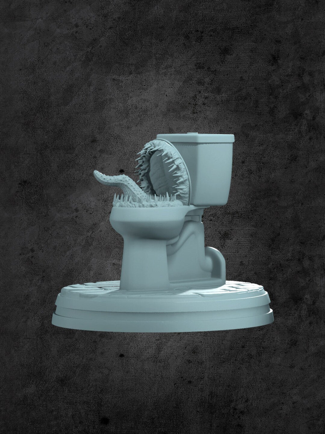 Mimic Bathroom Throne Miniature for Tabletop Rpgs - Etsy