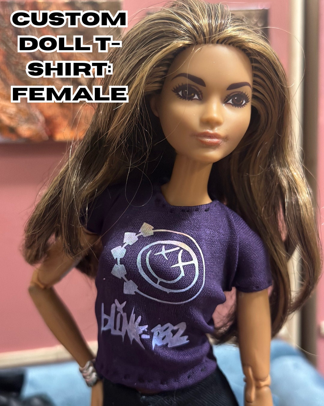 Made-to-order Female Fashion Doll T-shirt - Etsy