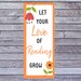 Garden Bookmarks - Printable Bookmarks - Etsy