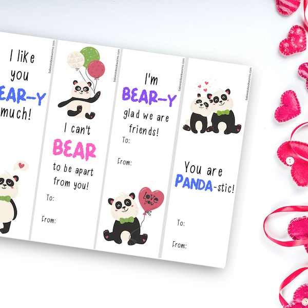Panda Bookmark - Etsy