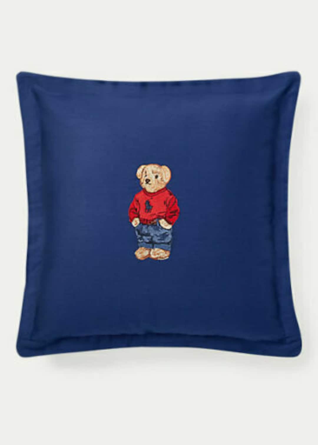 Polo Ralph Lauren Polo Bear Boy Pillow Navy Blue Pillow - Etsy