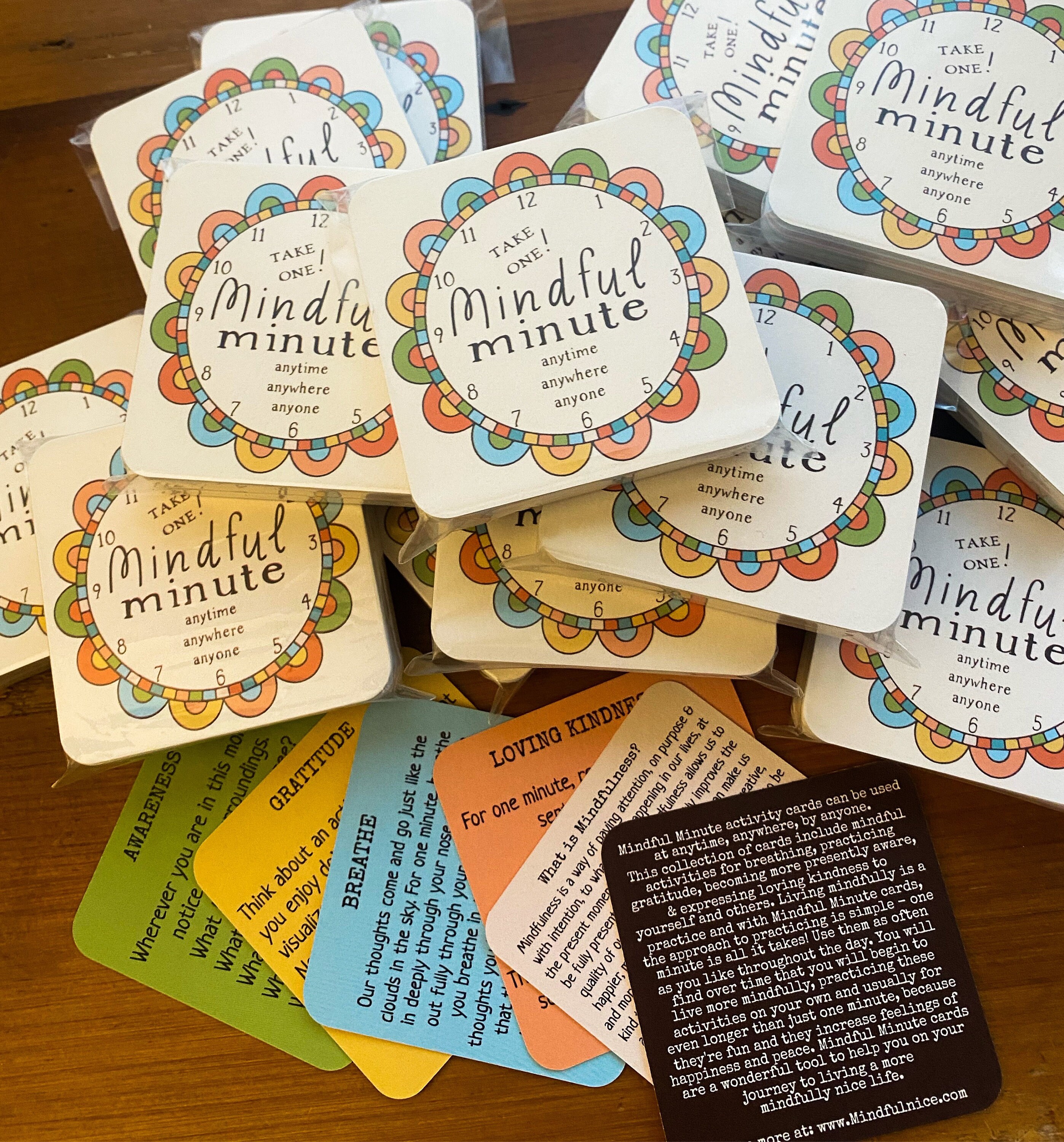 Mindful Minute Mindfulness Activities Cards for Families - Etsy