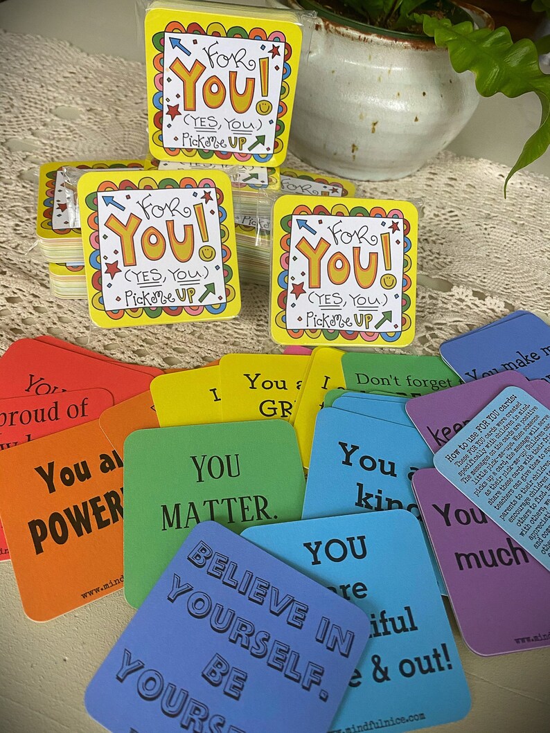 FOR YOU Pick-me-up Cards Notes for Children - Etsy