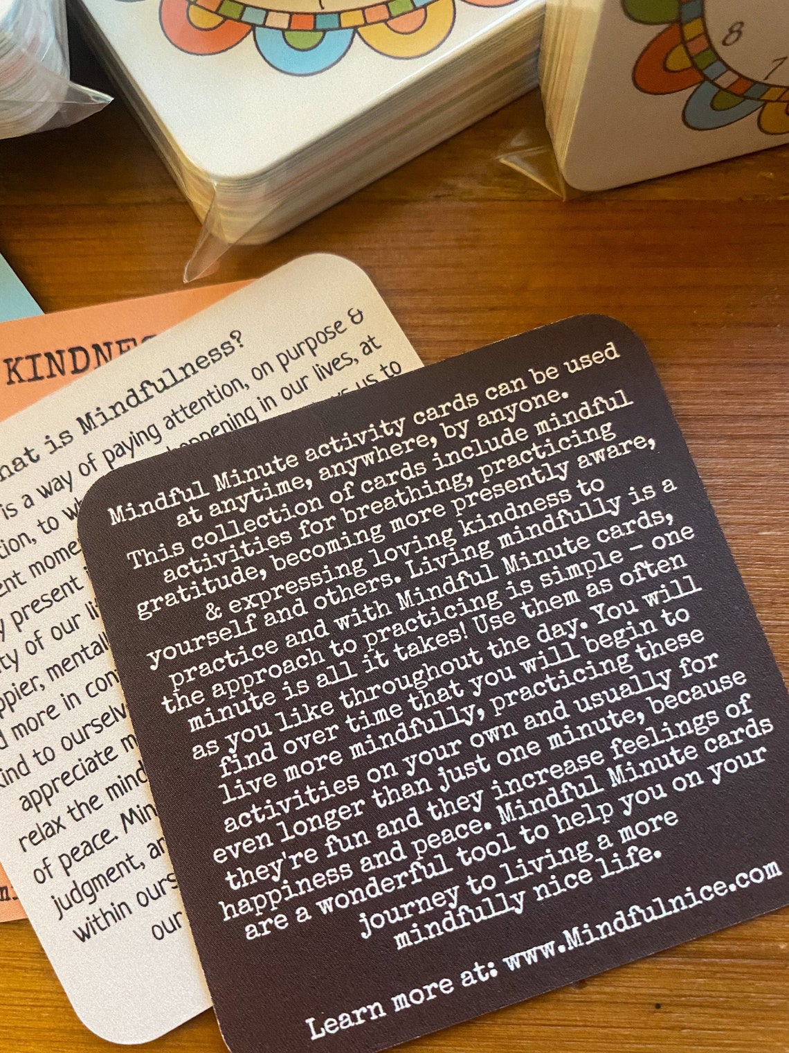 Mindful Minute Mindfulness Activities Cards for Families - Etsy