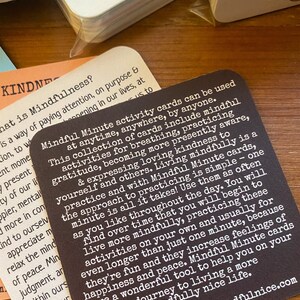 Mindful Minute Mindfulness Activities Cards for Families - Etsy