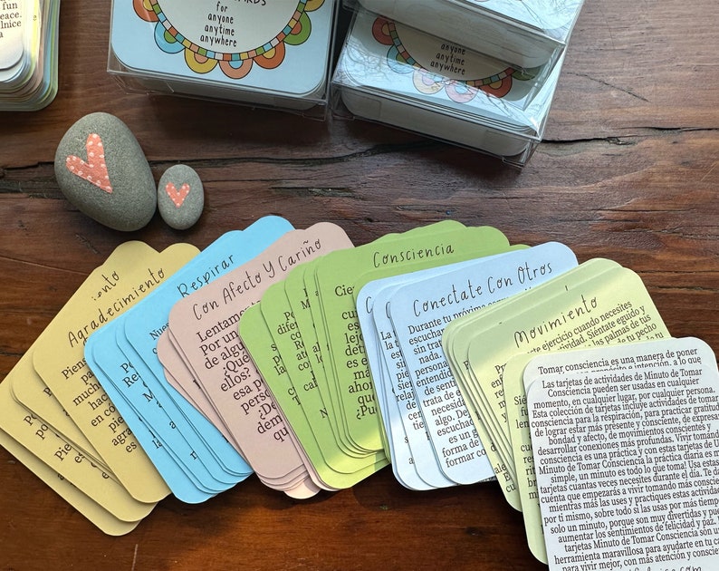 SPANISH Mindful Minute Mindfulness Activity Cards for Families ...