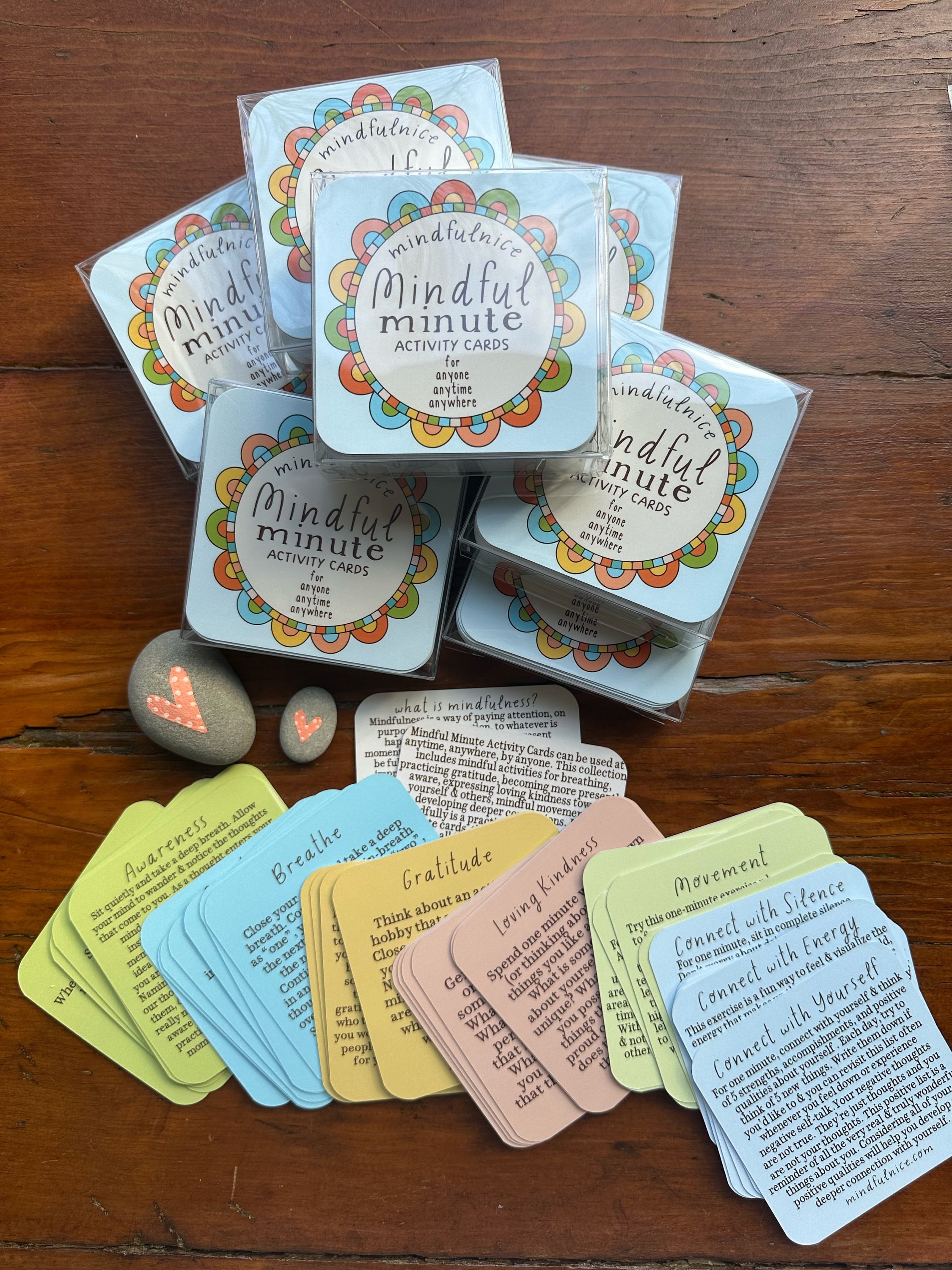 Mindful Minute Mindfulness Activities Cards for Families - Etsy