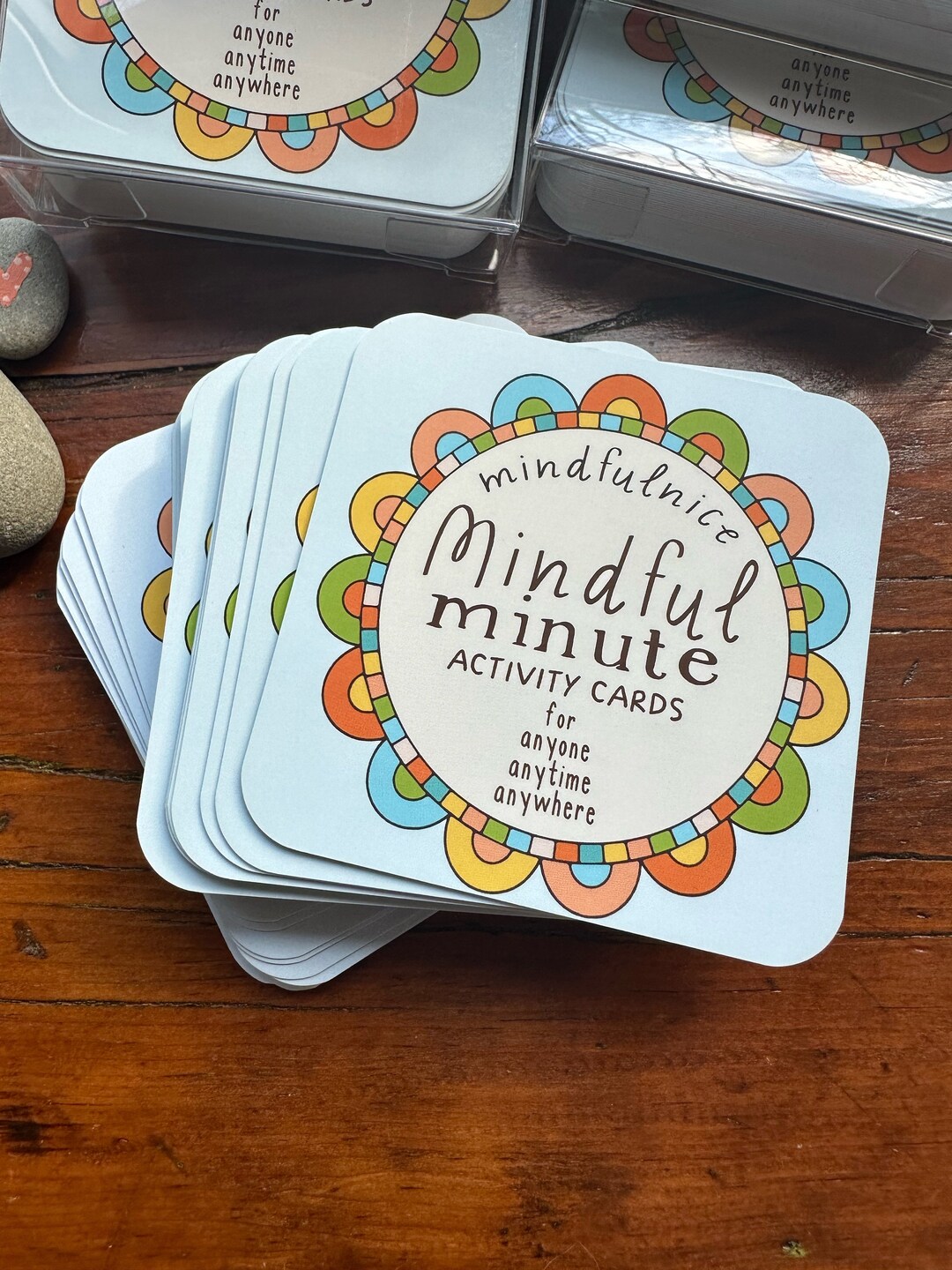 Mindful Minute Mindfulness Activities Cards for Families, Children, and ...