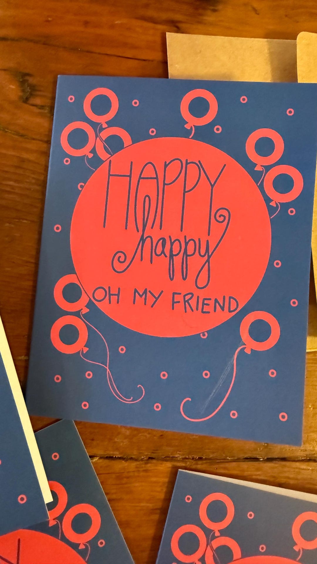 Happy Happy Oh My Friend Birthday Greeting Card Phish Lyrics - Etsy