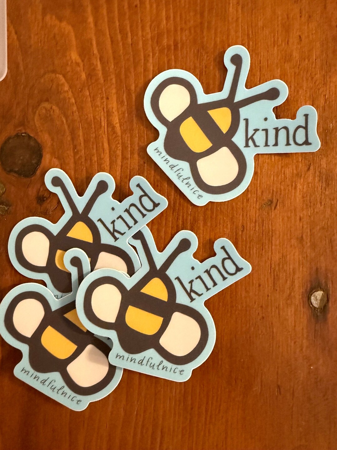 Bee Be Kind Vinyl Decal Stickers by Mindfulnice - Etsy