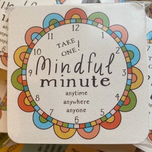 Mindful Minute Mindfulness Activities Cards for Families - Etsy