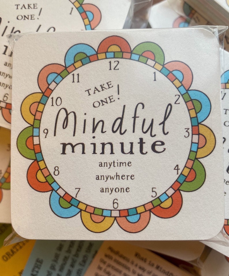 Mindful Minute Mindfulness Activities Cards for Families - Etsy
