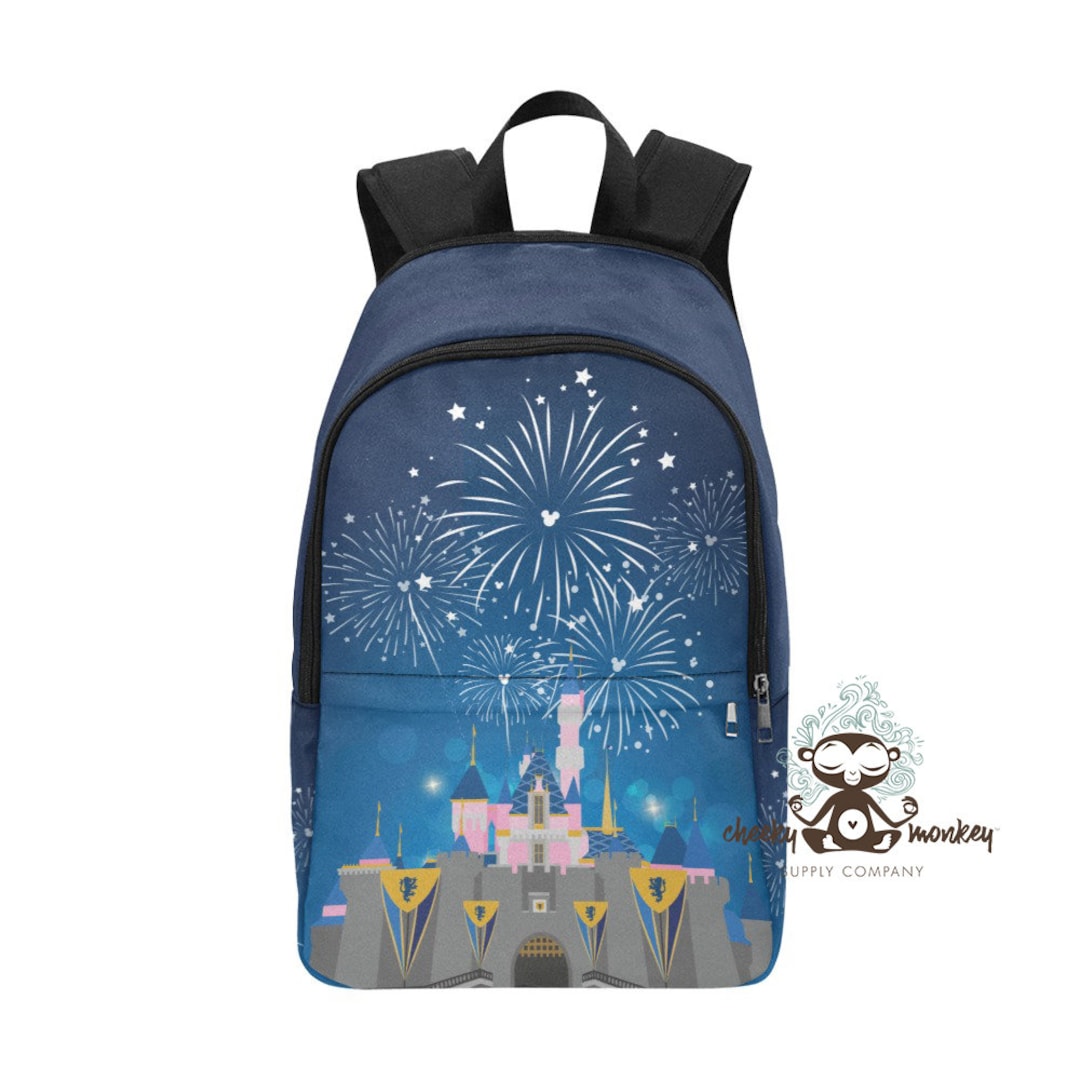 Fireworks Castle Modern Backpack // Travel, Beach, Theme Park, FE Gift ...