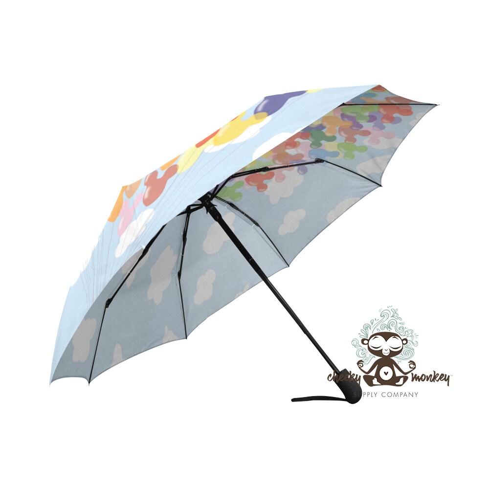 Theme Park Balloons Anti-uv Umbrella // FE Gift Travel | Etsy