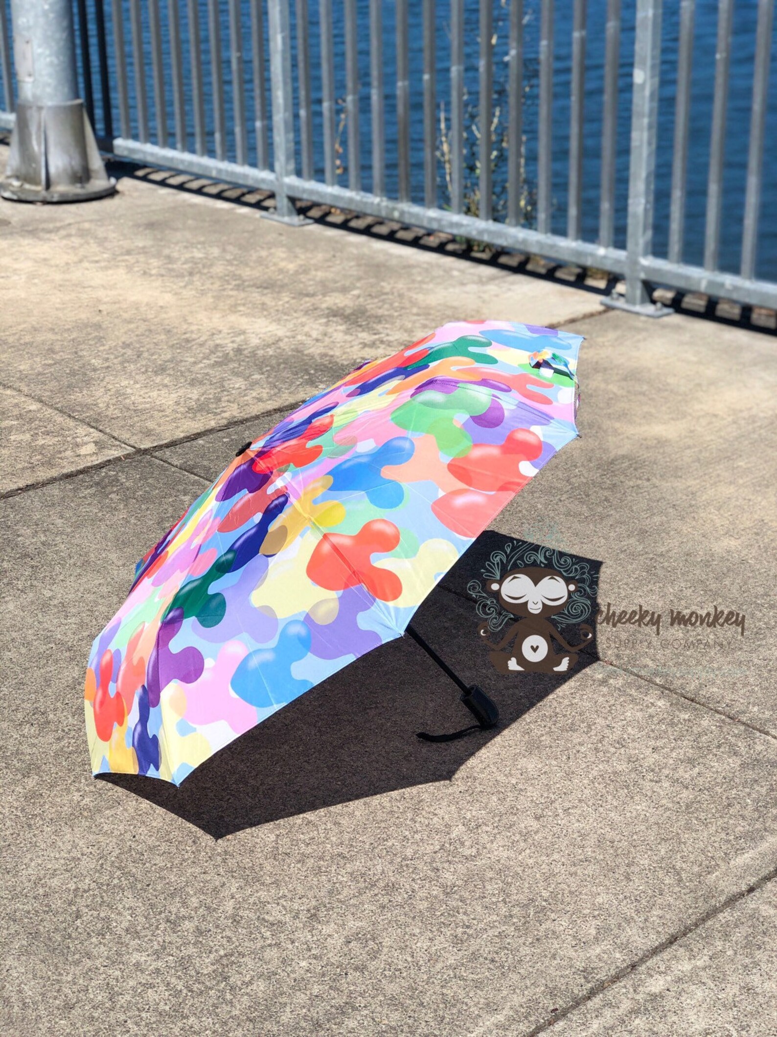 Theme Park Balloons Anti-uv Umbrella // FE Gift Travel | Etsy