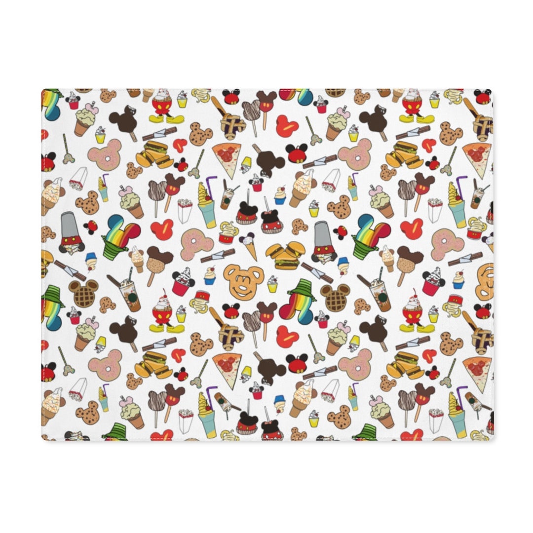Theme Park Sweet Treats Cotton Placemat // Home Decor, Travel ...