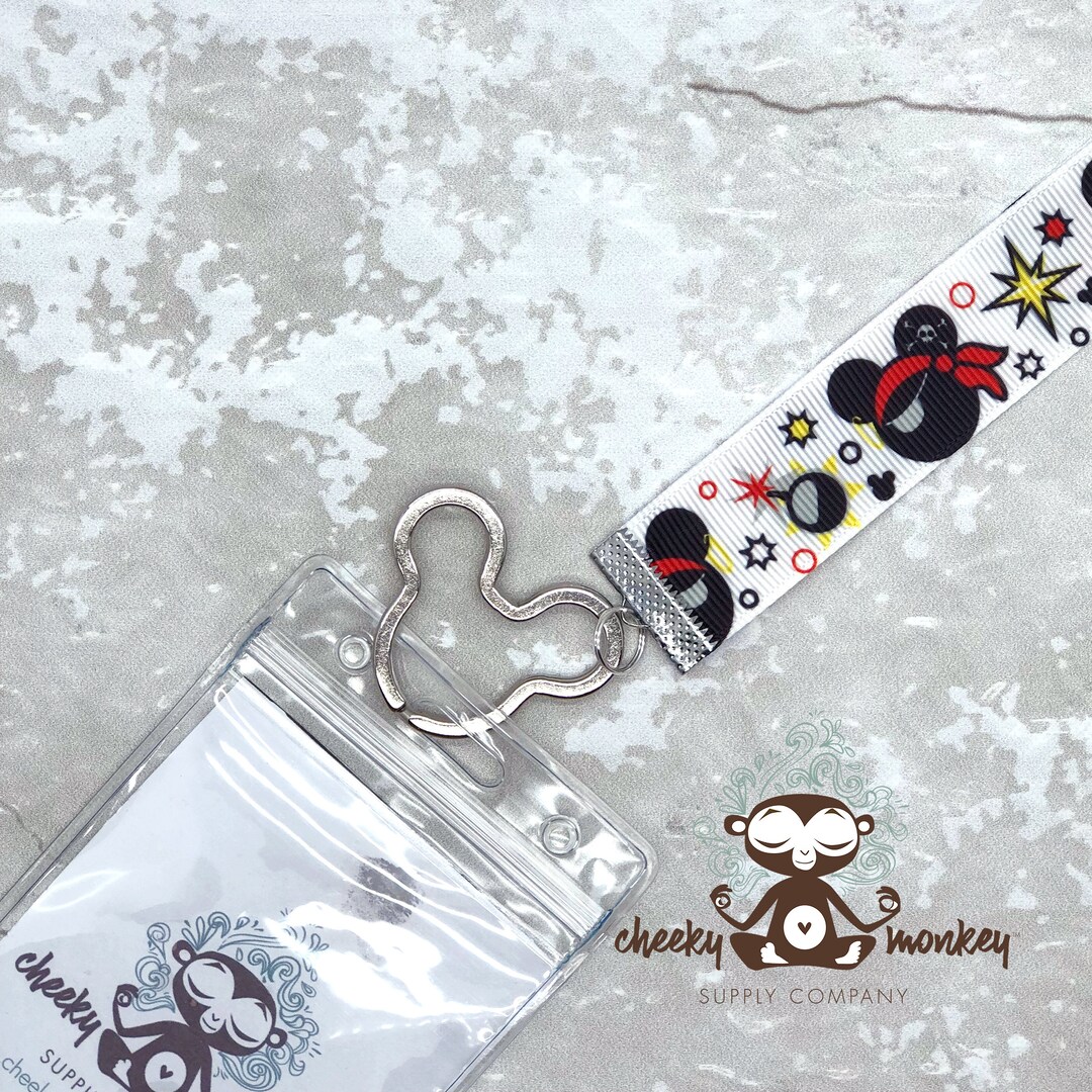 Pirate Night Lanyard // Pin Trading, Fast Passes, Hotel Room Key, ID ...