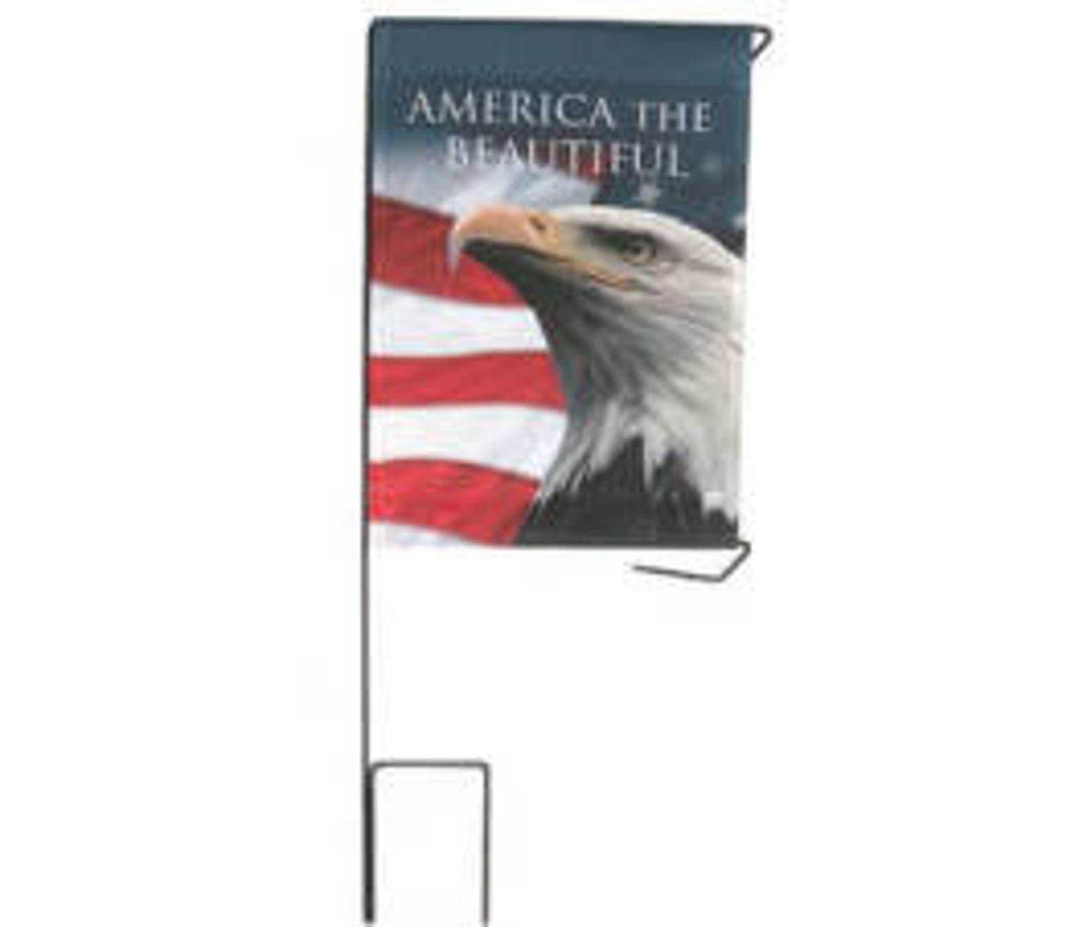 Cemetery DIY BANNER "america the Beautiful" for Grave-site Presentation ...