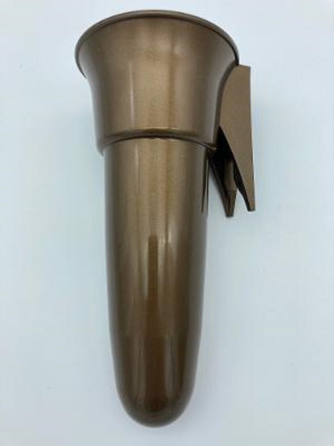 Mausoleum Crypt Vase 7.75 IN: Brown Plastic Replacement With "v ...