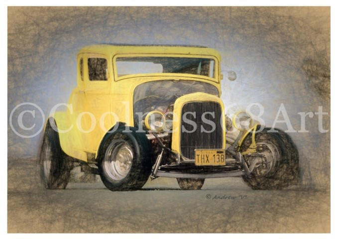 Milner's Coupe Original Art Print | Etsy