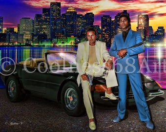 Miami Vice Art Print - Etsy