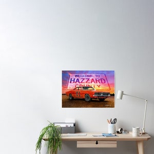 Welcome to Hazzard County Original Art Print - Etsy