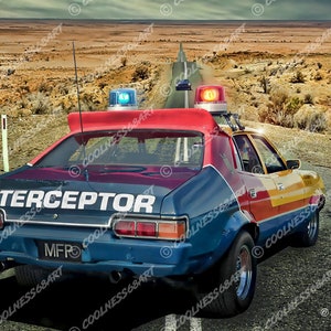 Mad Max Interceptor Original Art Print - Etsy